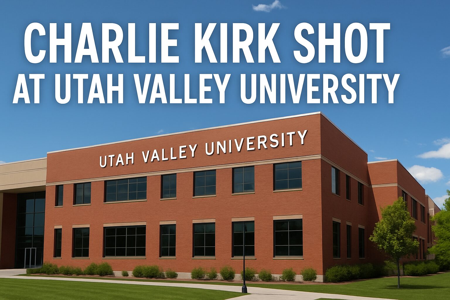 Charlie Kirk Shot at Utah Valley University: Conservative Activist ...